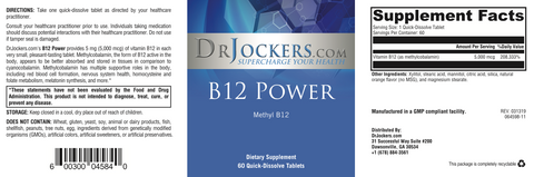 B12 Power – Dr. Jockers Store