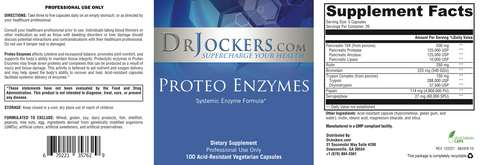 Proteo Enzymes – Dr. Jockers Store
