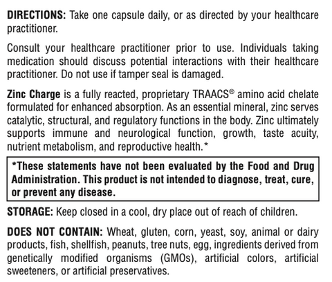 Zinc Charge – Dr. Jockers Store
